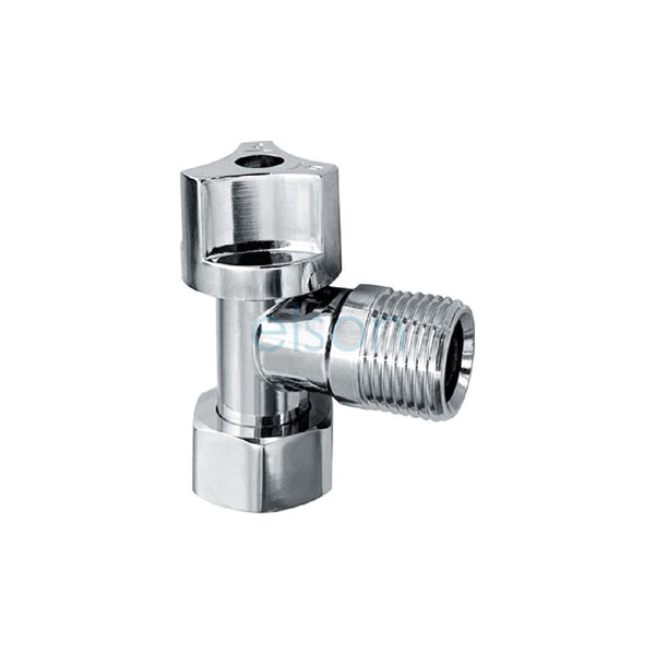 1/4 Turn Mini Cistern Tap With Non Return Valve Chrome Loose Nut ...