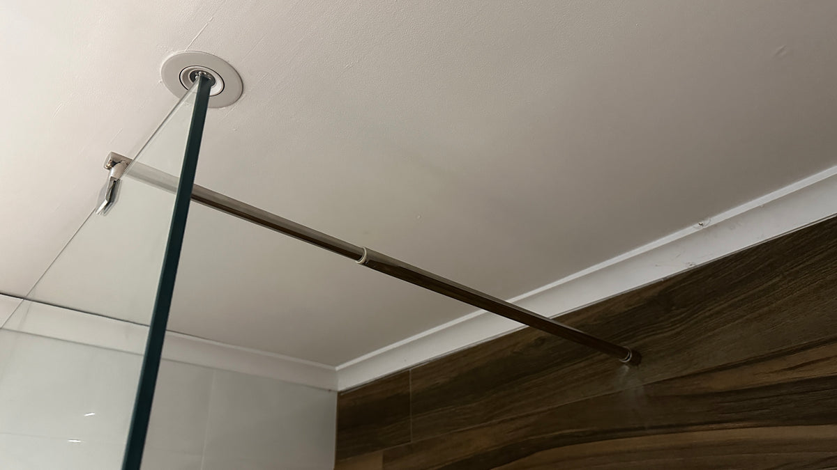 Round Walk in Shower Glass Support Arm [44-SpArm] – Maxten Bathrooms