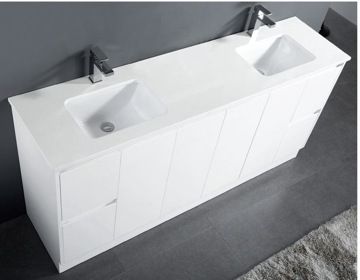 Sammy - MATTE White Freestanding Vanity 600-1800mm [20-SK7-WM] – Maxten ...