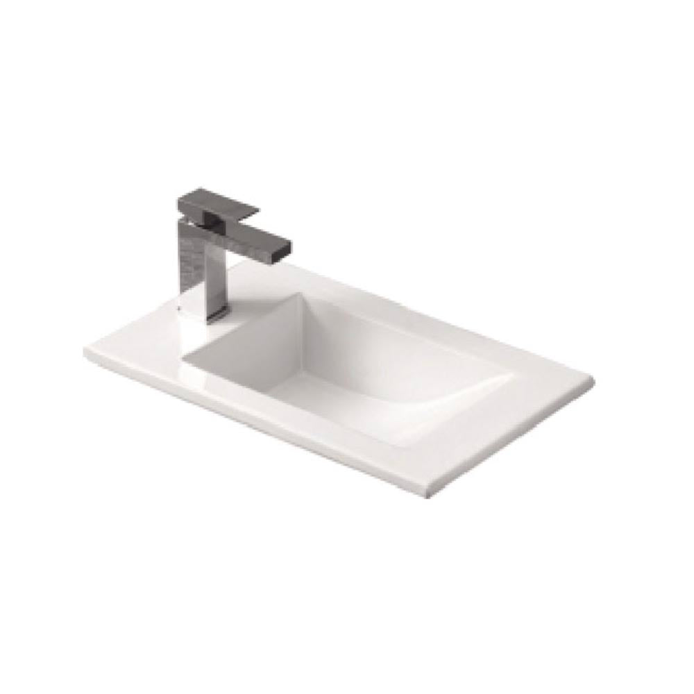 Gloss White Drop in Basin 545×335×160mm [19-K502] – Maxten Bathrooms